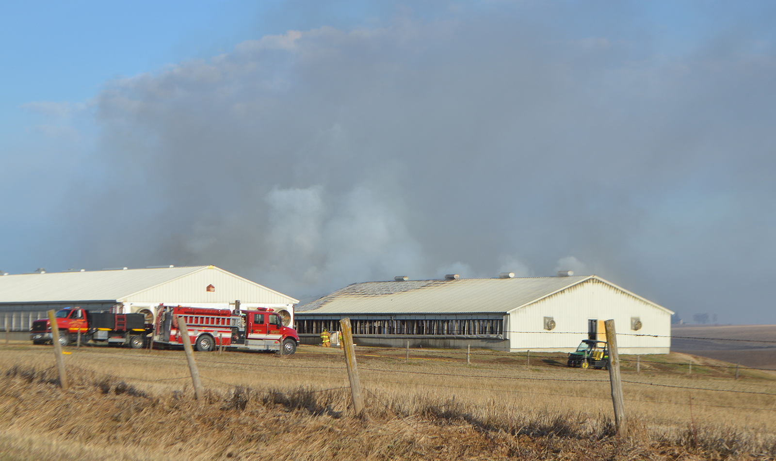 Spark at hog confinement leads to fire | News, Sports, Jobs - Times ...